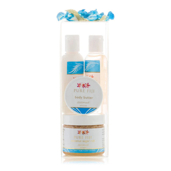 Pure Fiji Mini Spa Box - Coconut – The Bathhouse